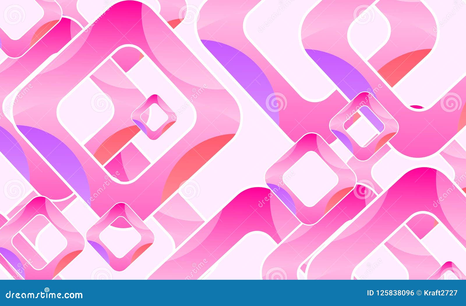 Pink square frames stock vector. Illustration of abstract - 125838096