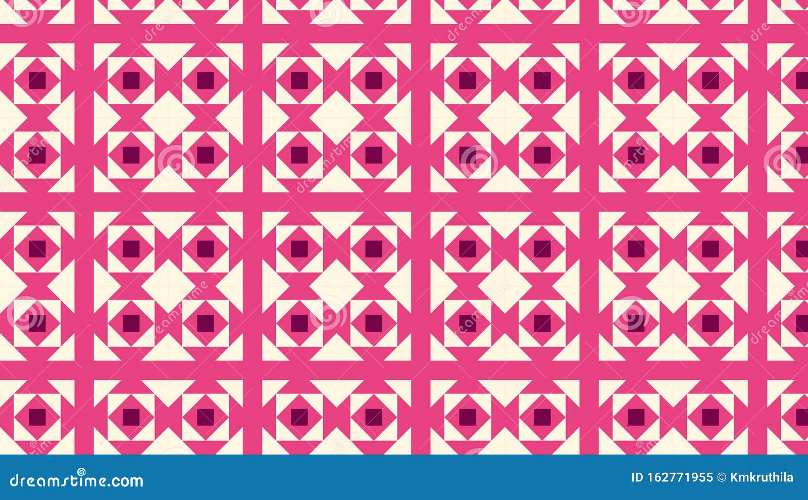 Pink Square Pattern Background Vector Illustration Stock Vector ...