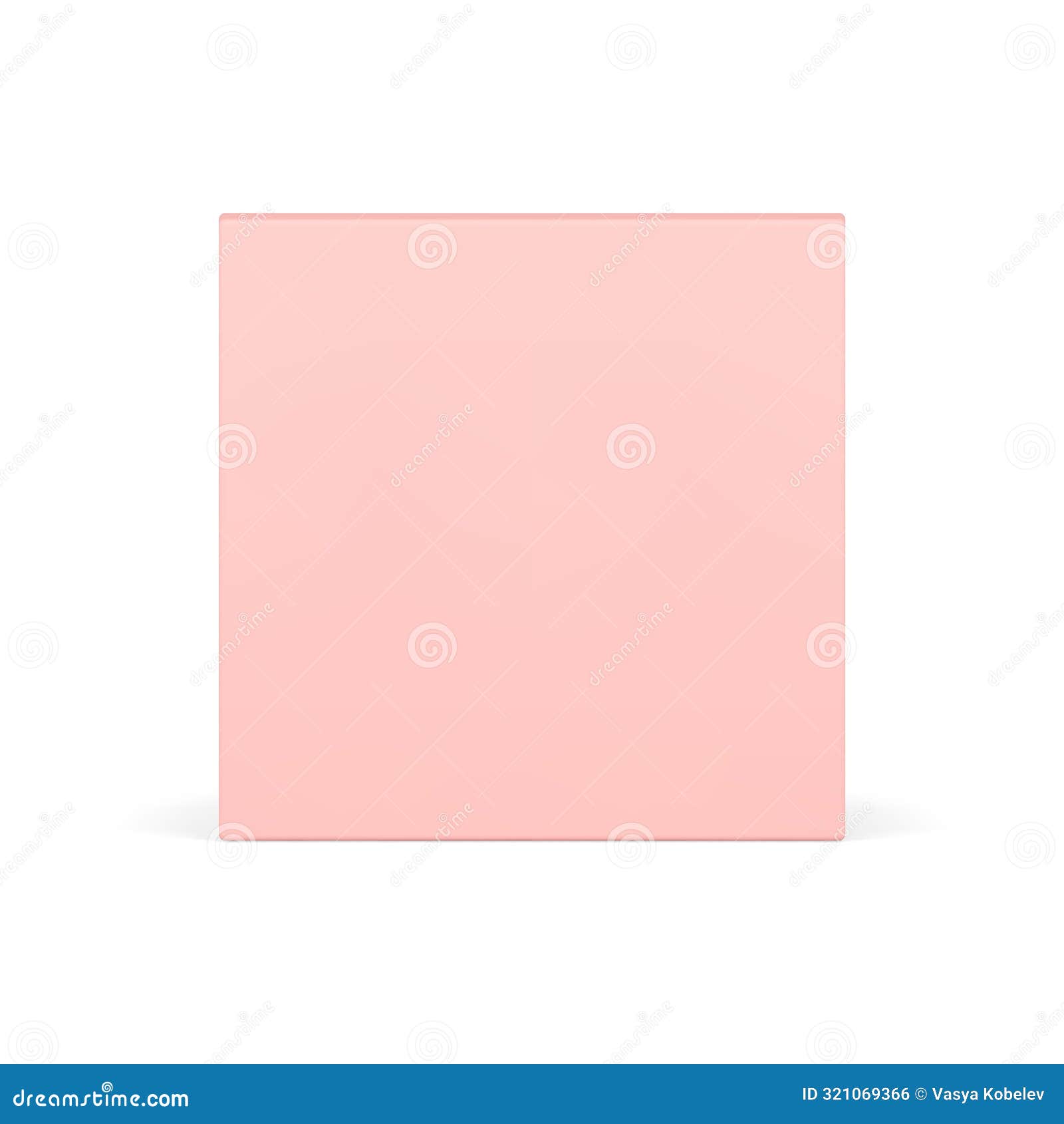 Pink Squared Geometric Form Regular Four Side Basic Foundation Vertical ...