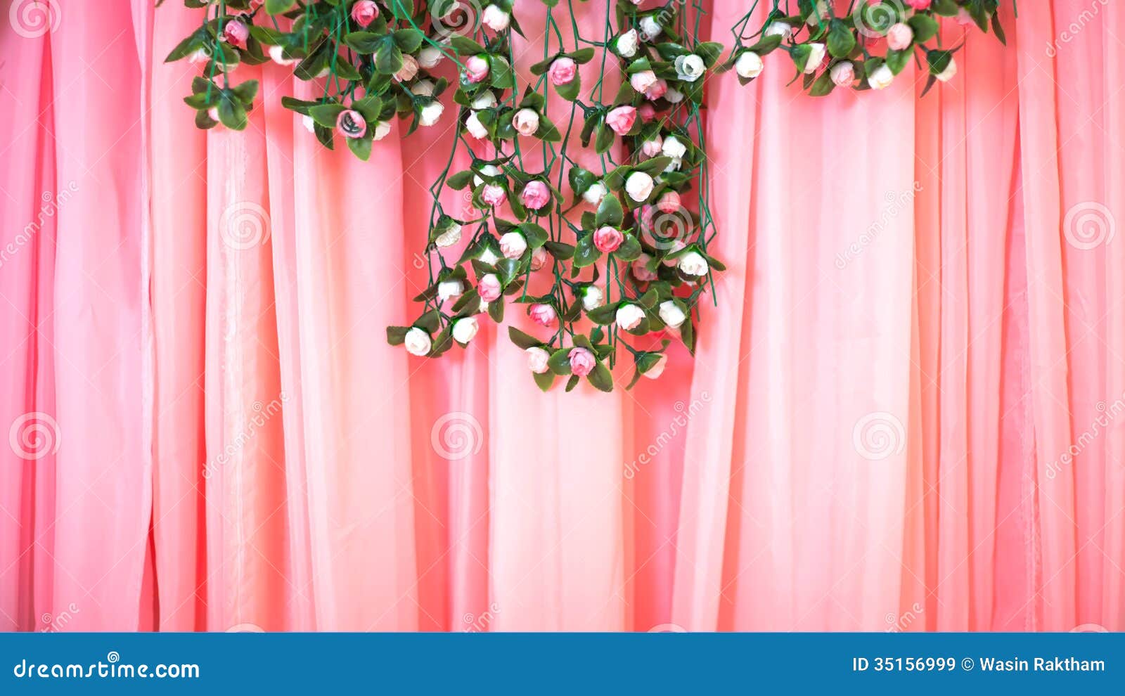 Pink stage stock image. Image of roes, artificial, leaf - 35156999