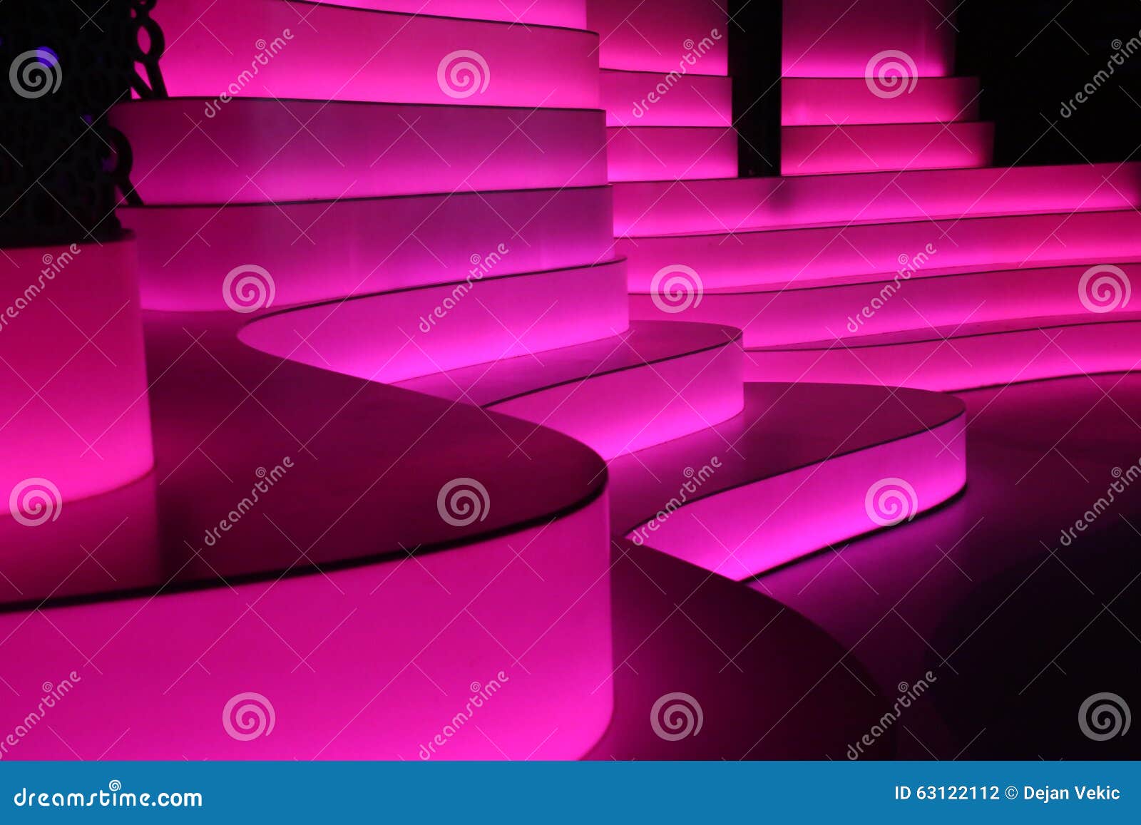 Pink Stage Lights Background