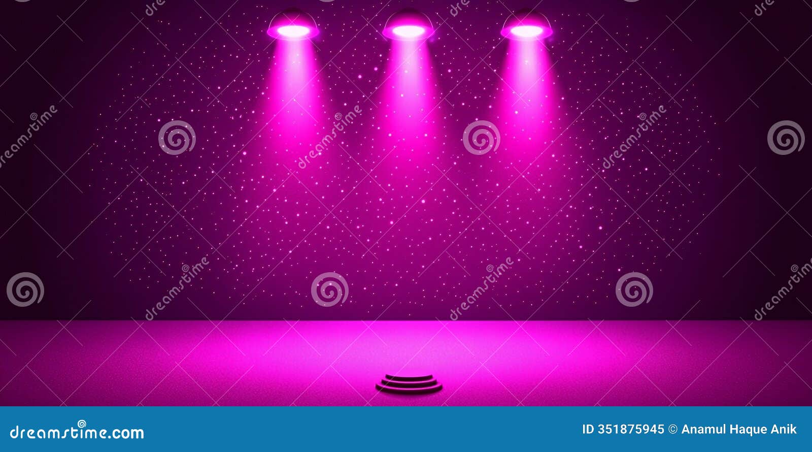 Pink Stage Spotlight Background Award Ceremony Event Show Stock ...