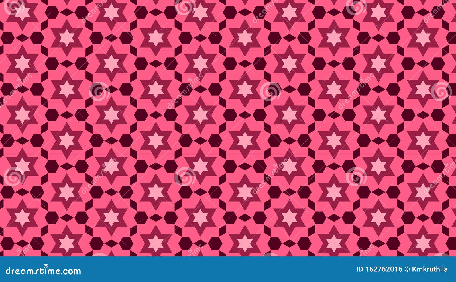 Pink Star Pattern Background Stock Vector - Illustration of symbols ...