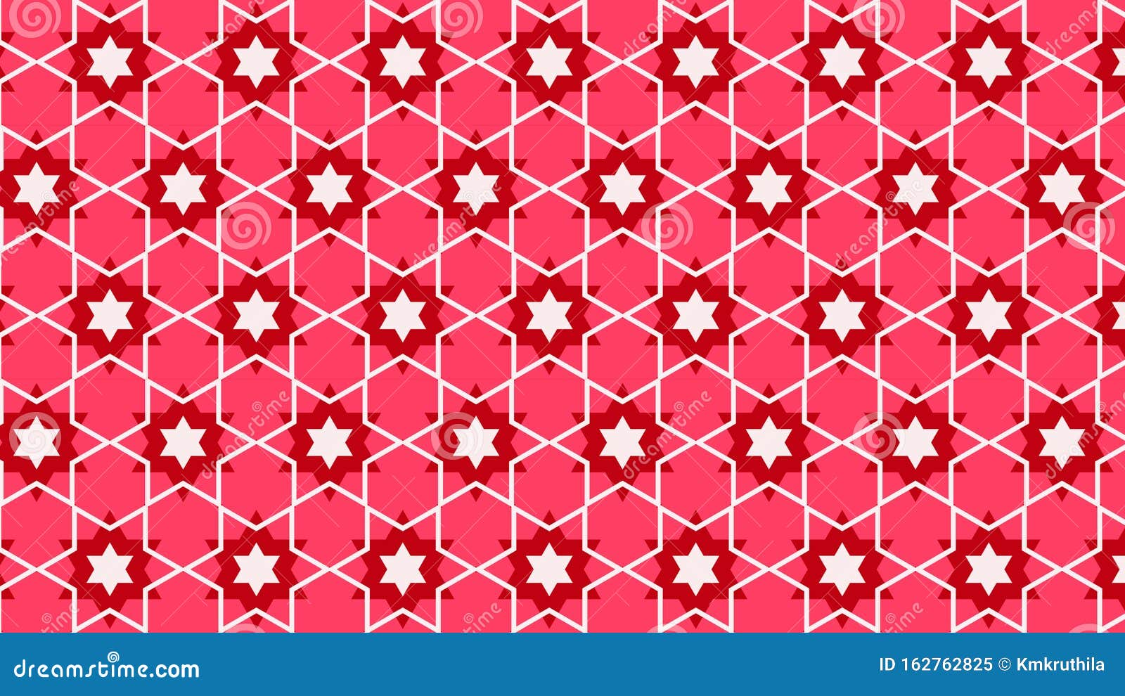 Pink Star Pattern Illustrator Stock Vector - Illustration of fabric ...