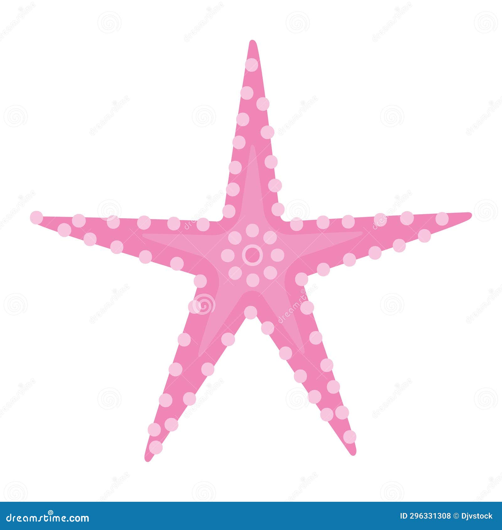 Pink Starfish Sea Life Design Stock Vector - Illustration of life ...