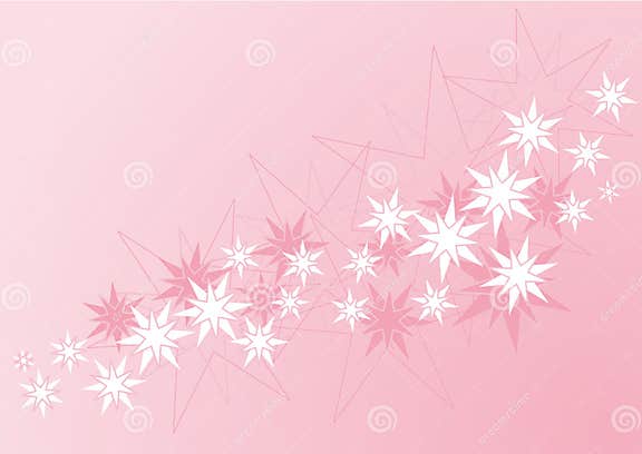 Pink stars banner stock vector. Illustration of rose - 11186351