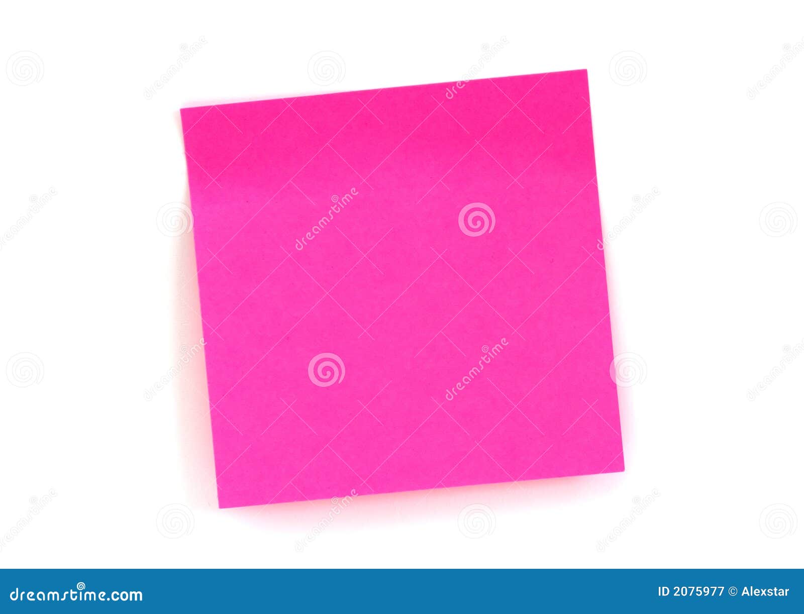 Pink sticker stock image. Image of remember, sticky, writing - 2075977