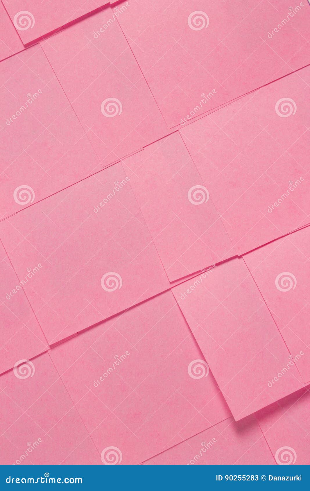 Pink Sticky Notes Background Stock Image - Image of pink, stationary ...