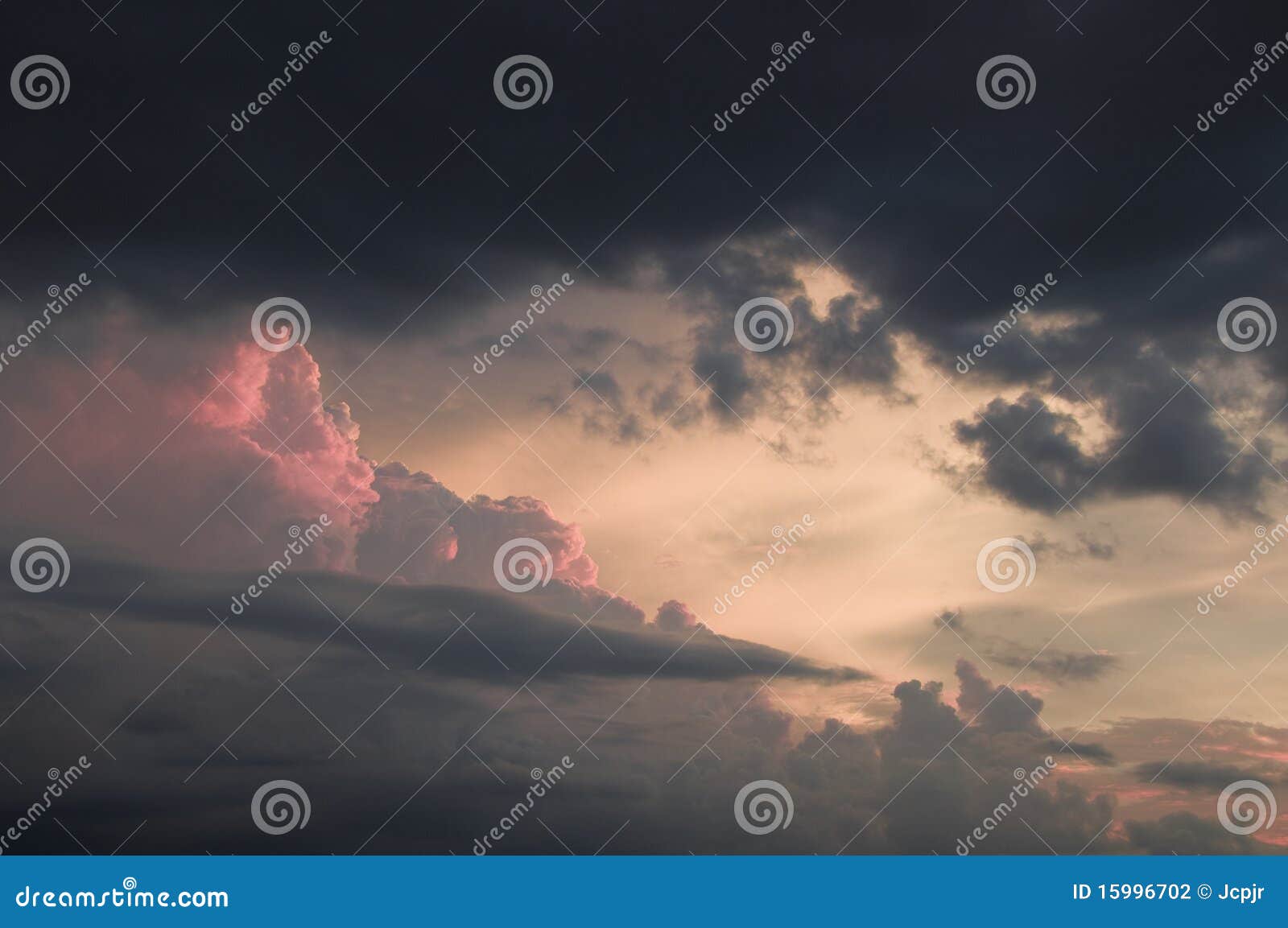 Pink Storm stock photo. Image of pink, meteorology, condensation - 15996702