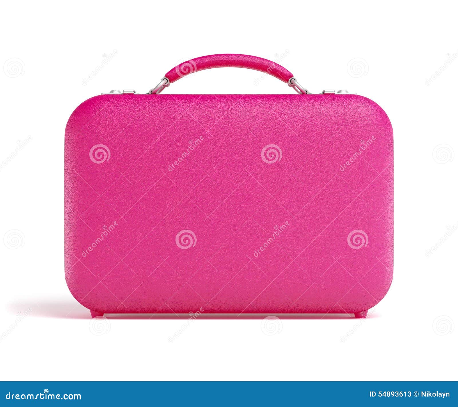 Pink suitcase stock image. Image of luggage, tourism - 54893613