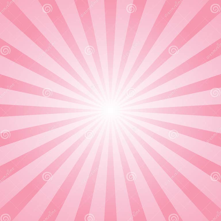 Pink Sunburst Pattern Background Stock Vector - Illustration of ...