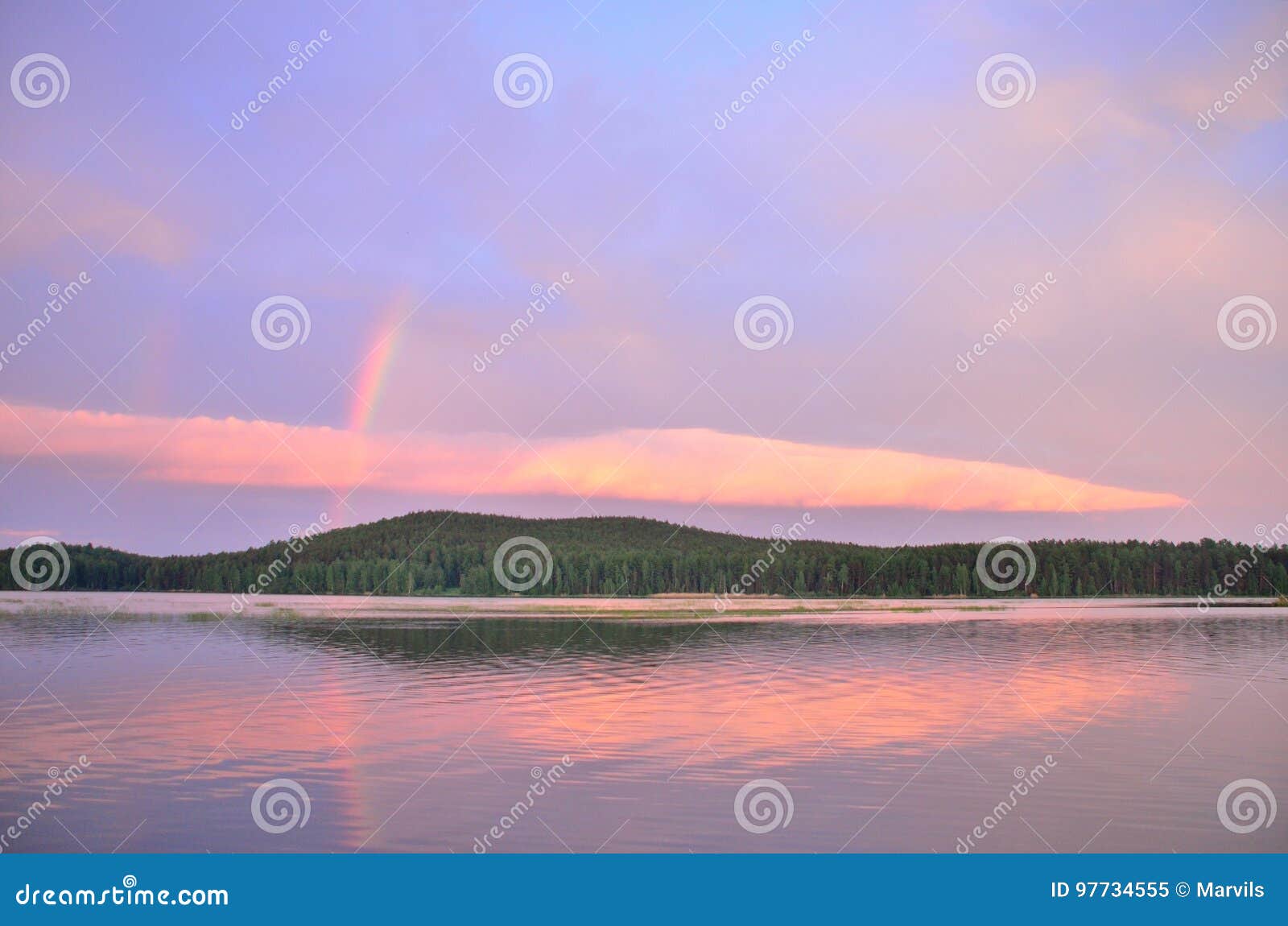 Pink sunset stock image. Image of beautiful, adventure - 97734555
