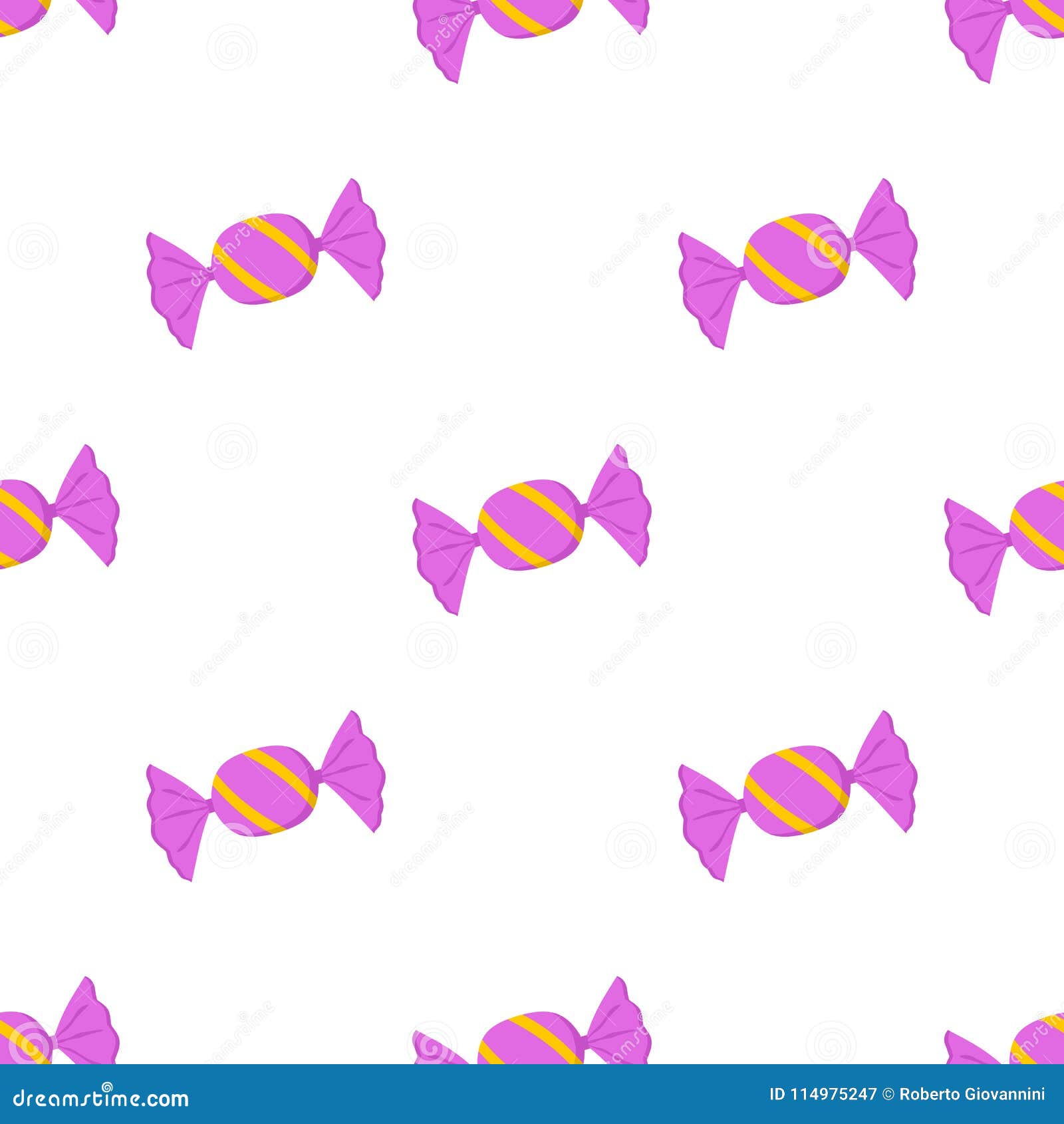Pink Sweet Candy Icon Seamless Pattern Stock Vector - Illustration of ...