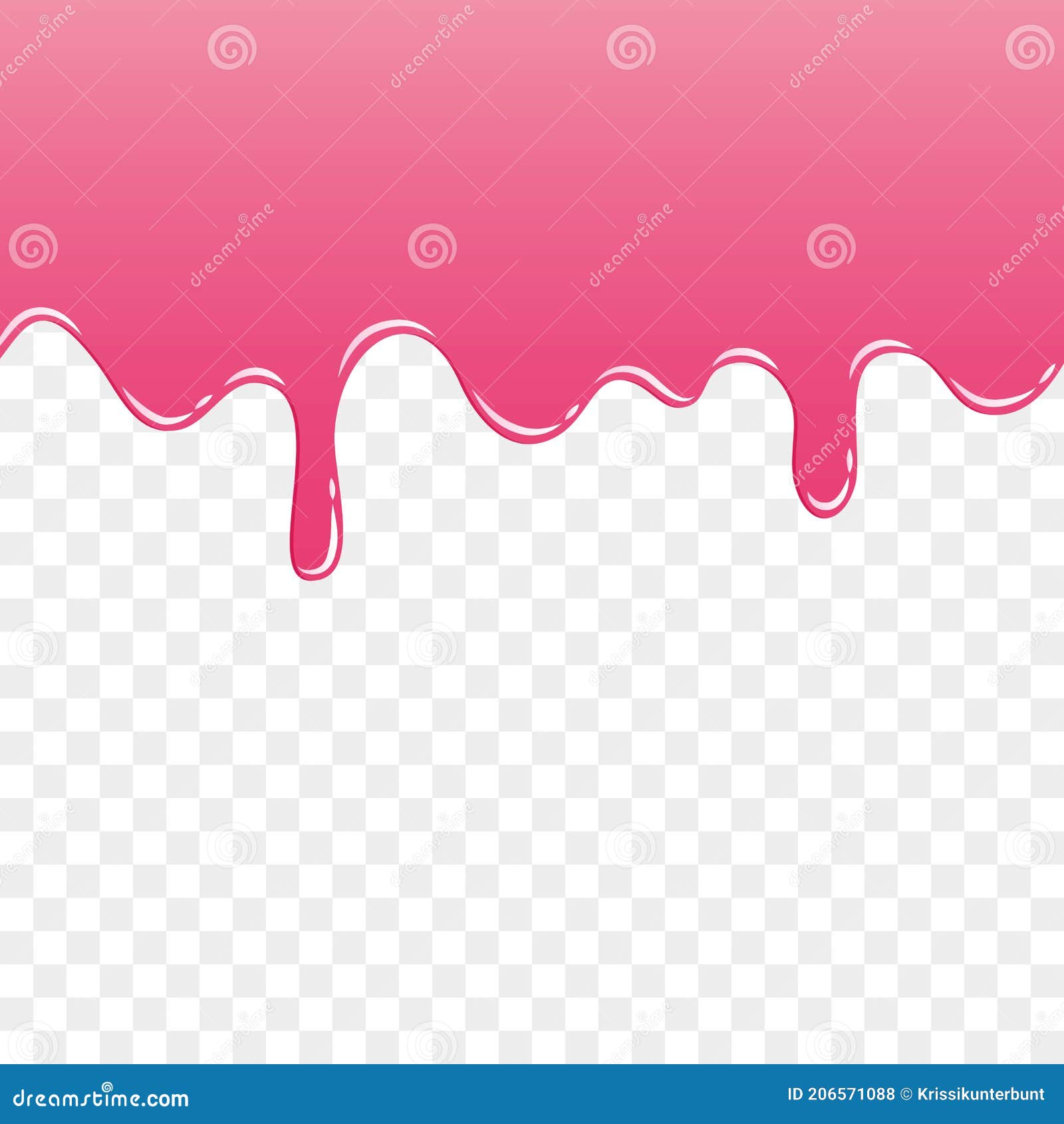 Pink Sweet Melting Icing Background Stock Illustration - Illustration ...