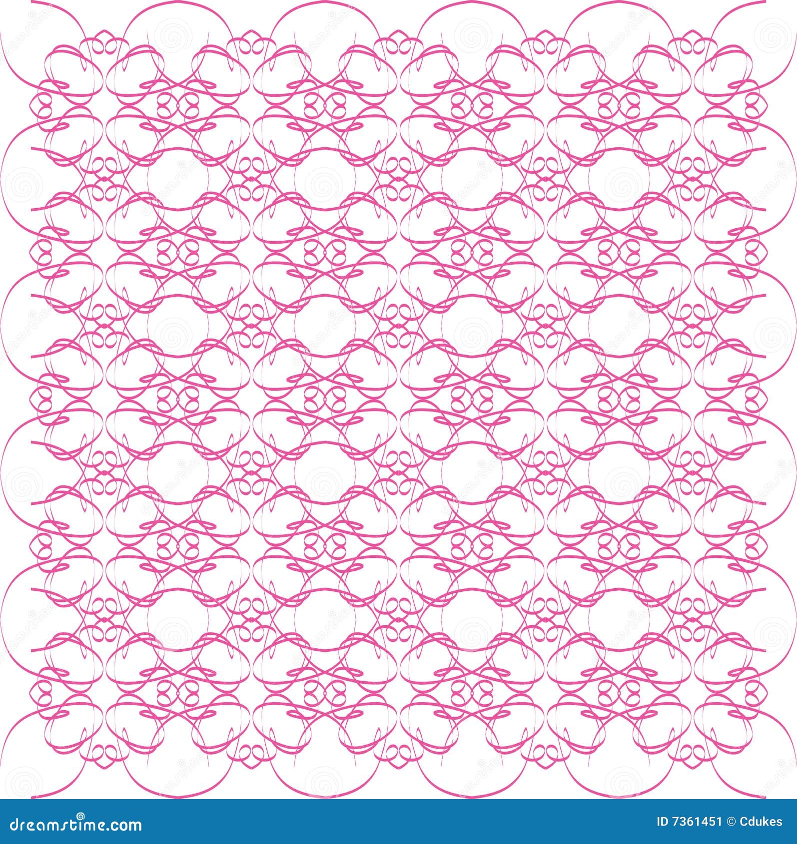 Pink Swirl Design stock illustration. Illustration of swirly - 7361451