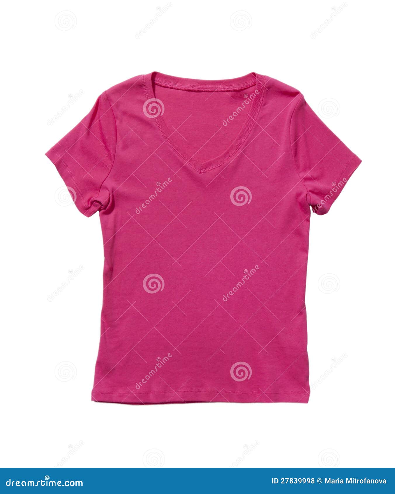 Pink t-shirt isolated stock photo. Image of underwear - 27839998
