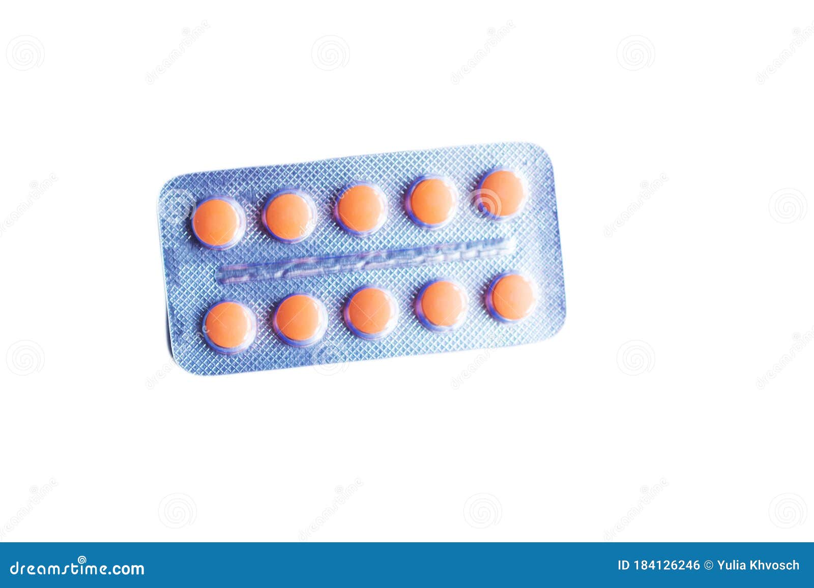 Tablet Plate Isolated on White Stock Photo - Image of medication, round ...