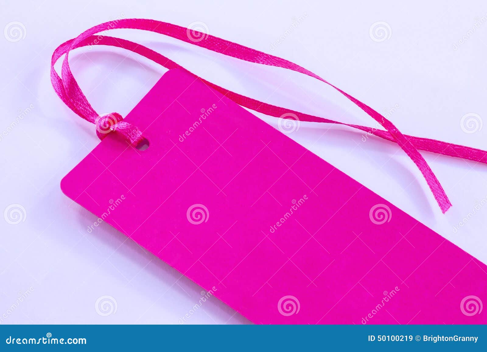 Pink tag stock image. Image of pink, sale, ribbon, closeup - 50100219