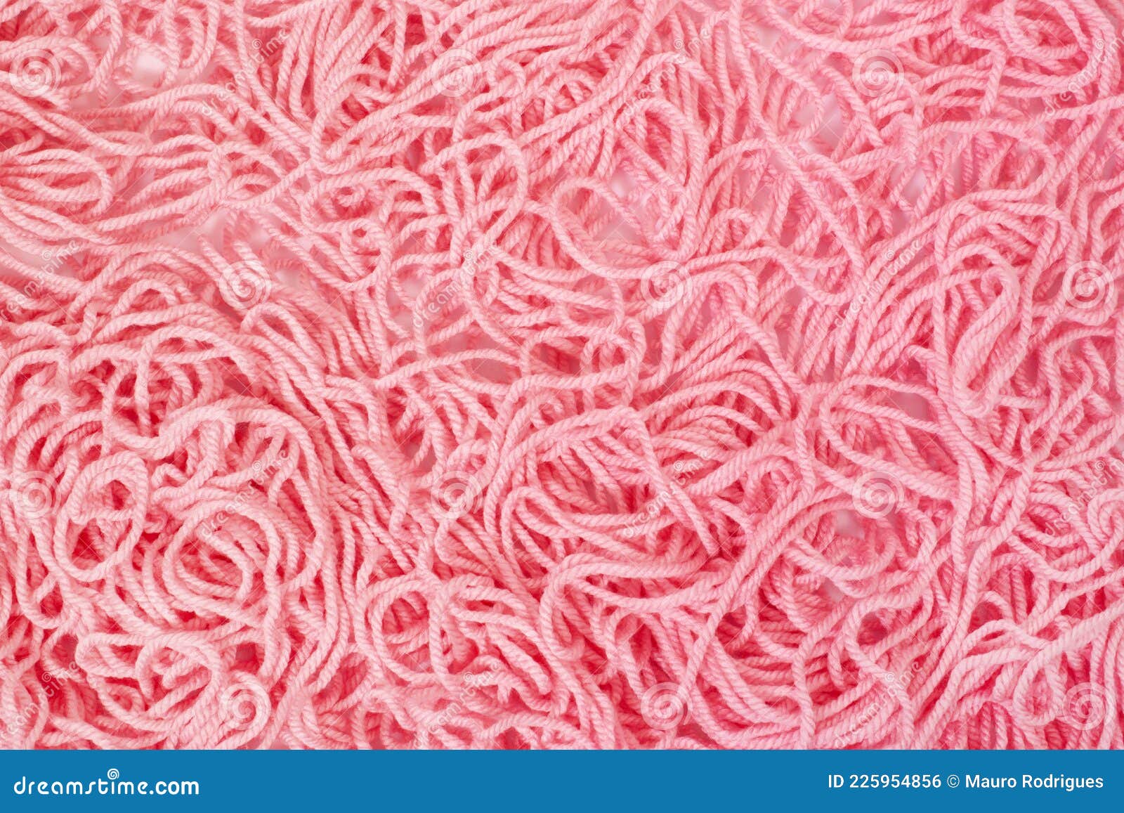 Pink tangled knitting yarn stock photo. Image of fiber - 225954856