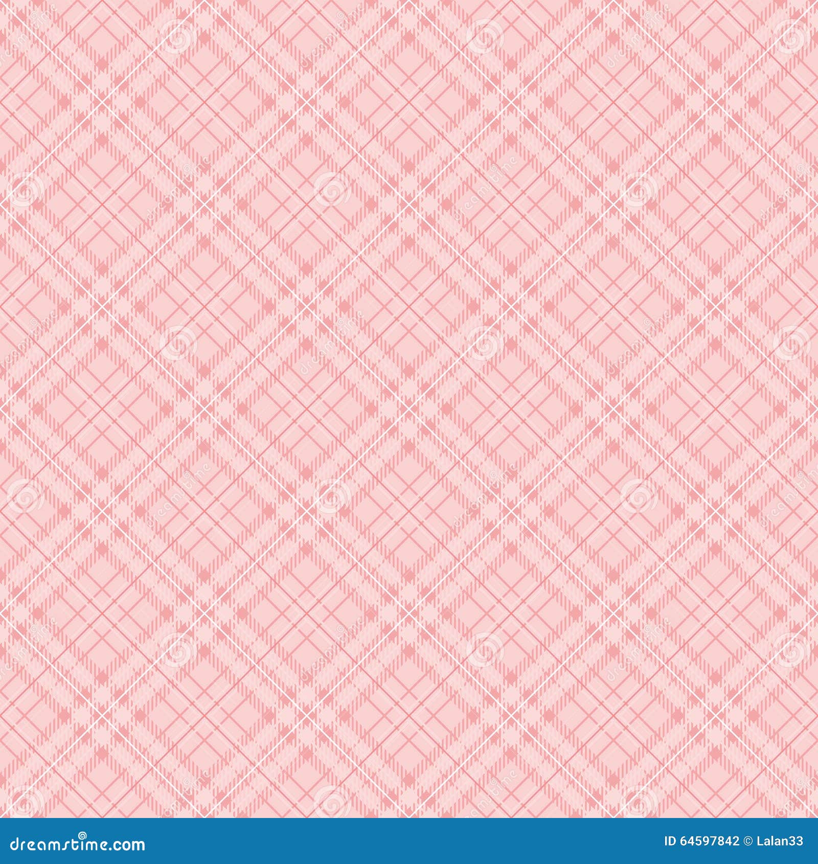 Pink Tartan Check Background. Stock Vector - Illustration of lattice ...