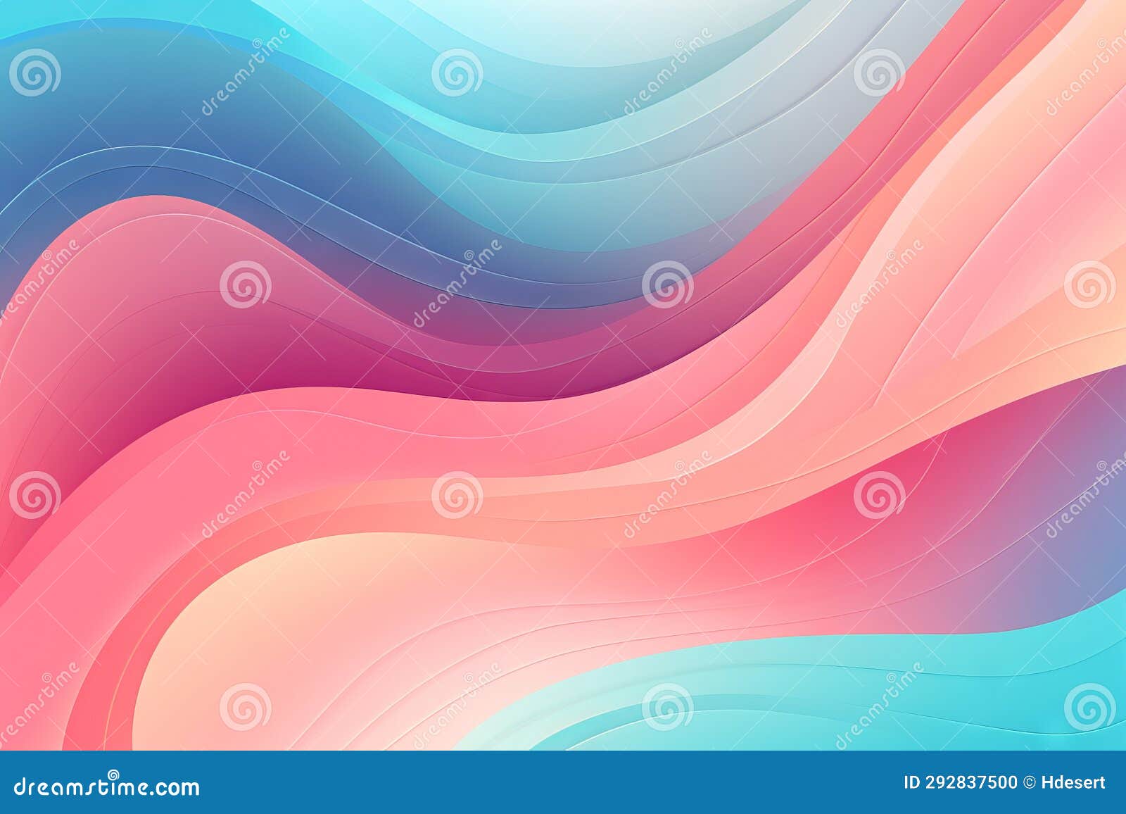 Pink and Teal Abstract Wave, Background or Pattern, Creative Design ...