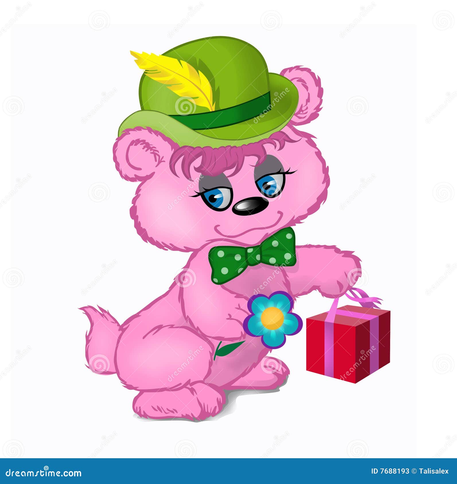 Pink Teddy Bear Royalty-Free Stock Photo | CartoonDealer.com #5482539