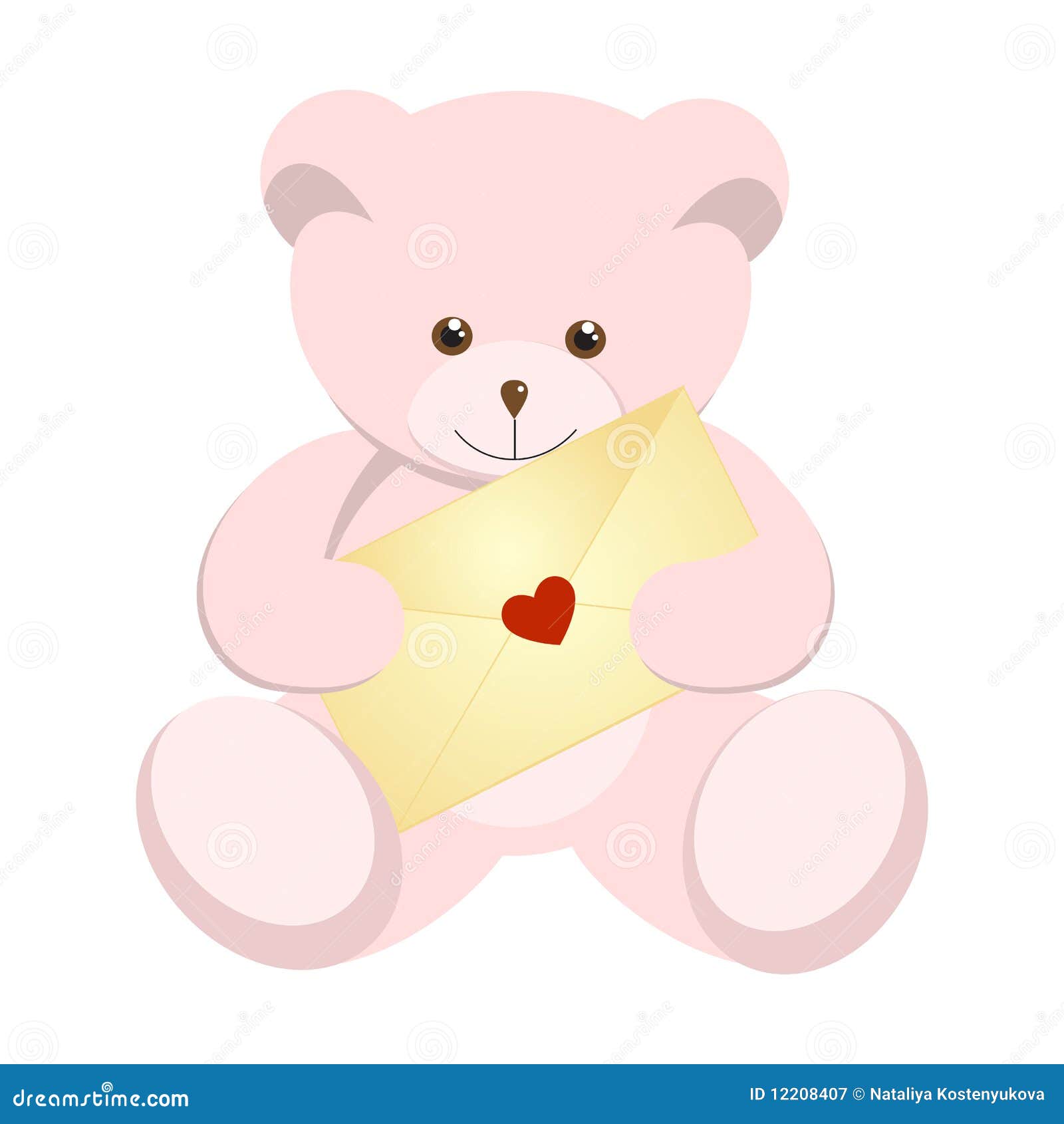 Pink Teddy Bear Royalty-Free Stock Photo | CartoonDealer.com #5482539