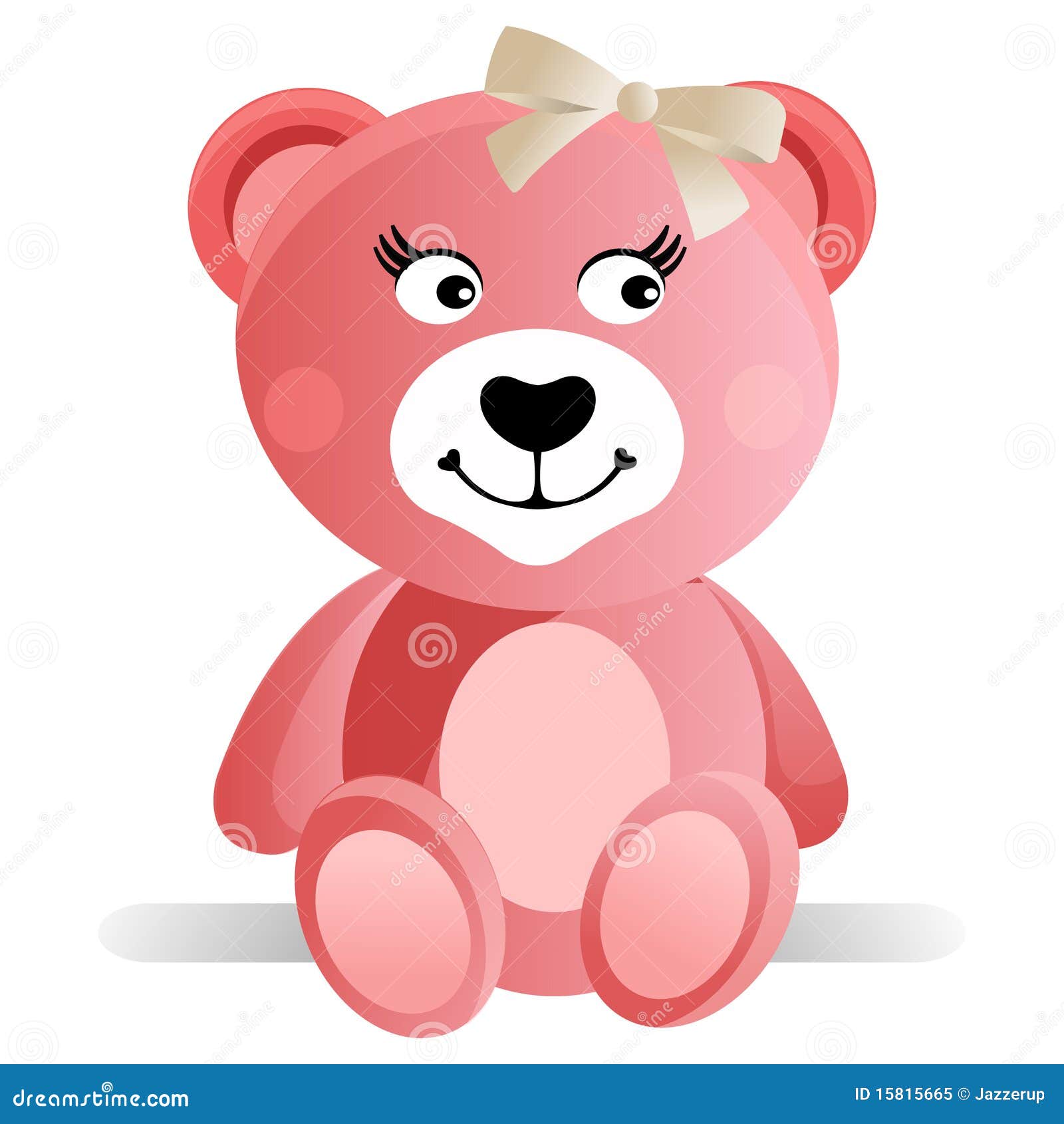 Pink Teddy Bear Royalty-Free Stock Photo | CartoonDealer.com #5482539