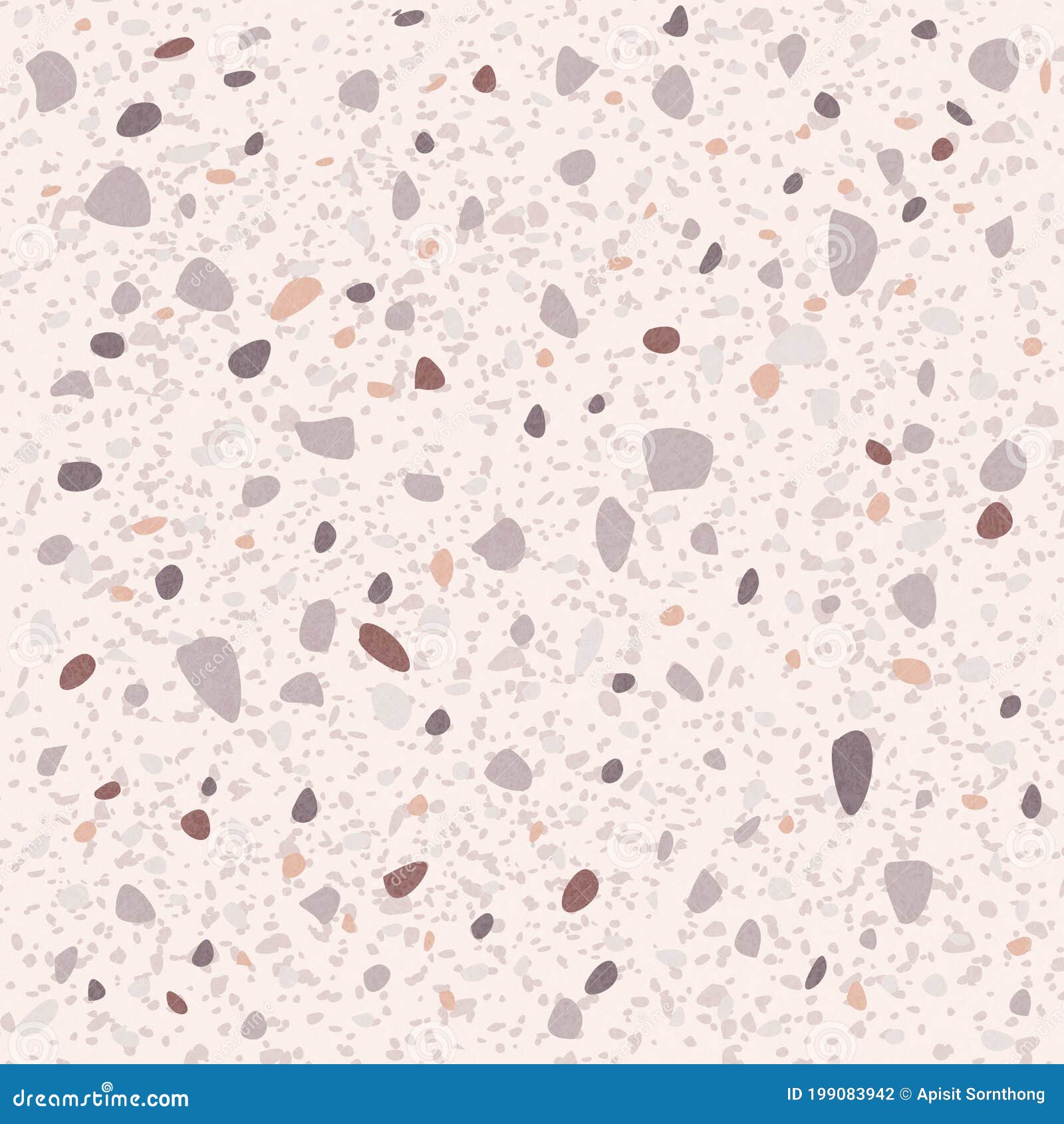 Pink Terrazzo Texture Background Pattern Stock Illustration ...