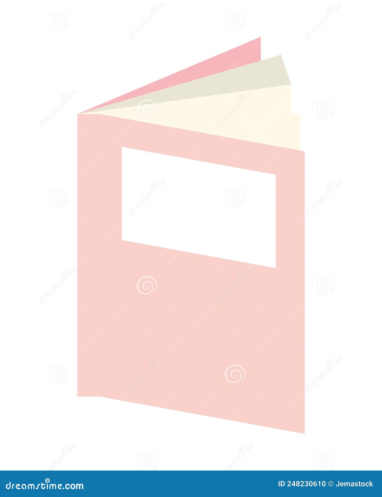 Pink textbook open stock vector. Illustration of book - 248230610