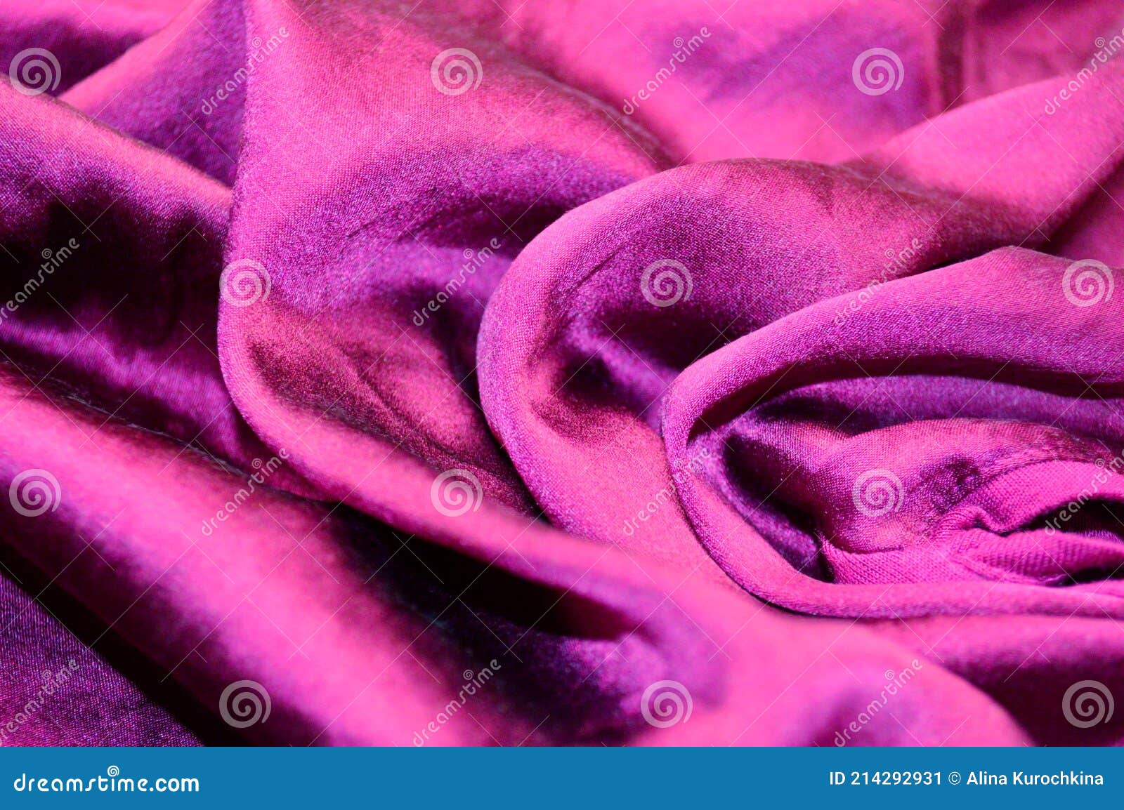 Pink Textile Pattern As a Background. Pink Material Texture on Fabric ...