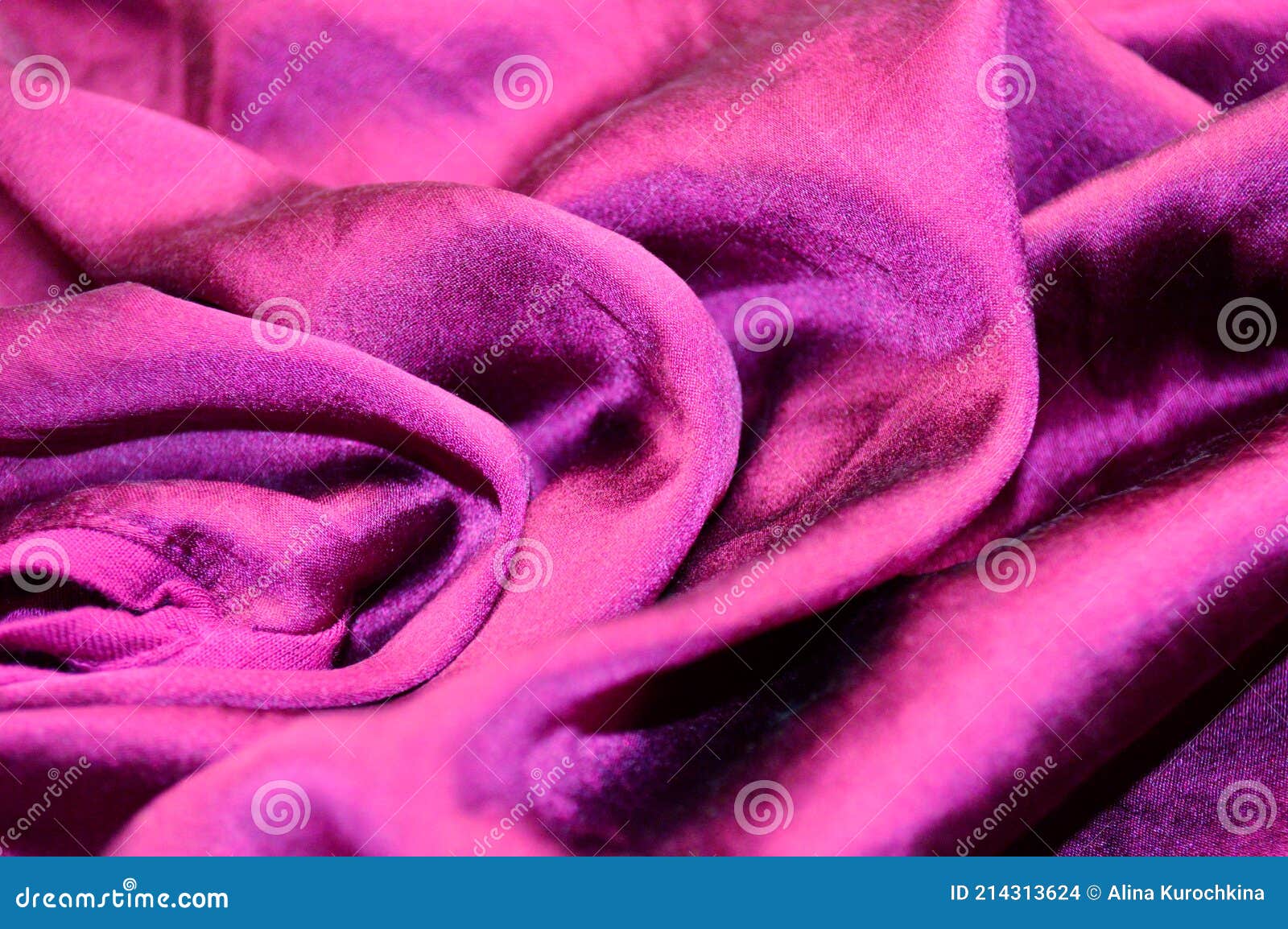 Pink Textile Pattern As a Background. Pink Material Texture on Fabric ...