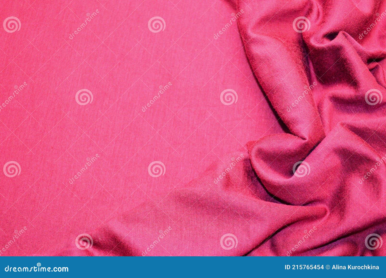 Pink Textile Pattern As a Background. Pink Material Texture on Fabric ...