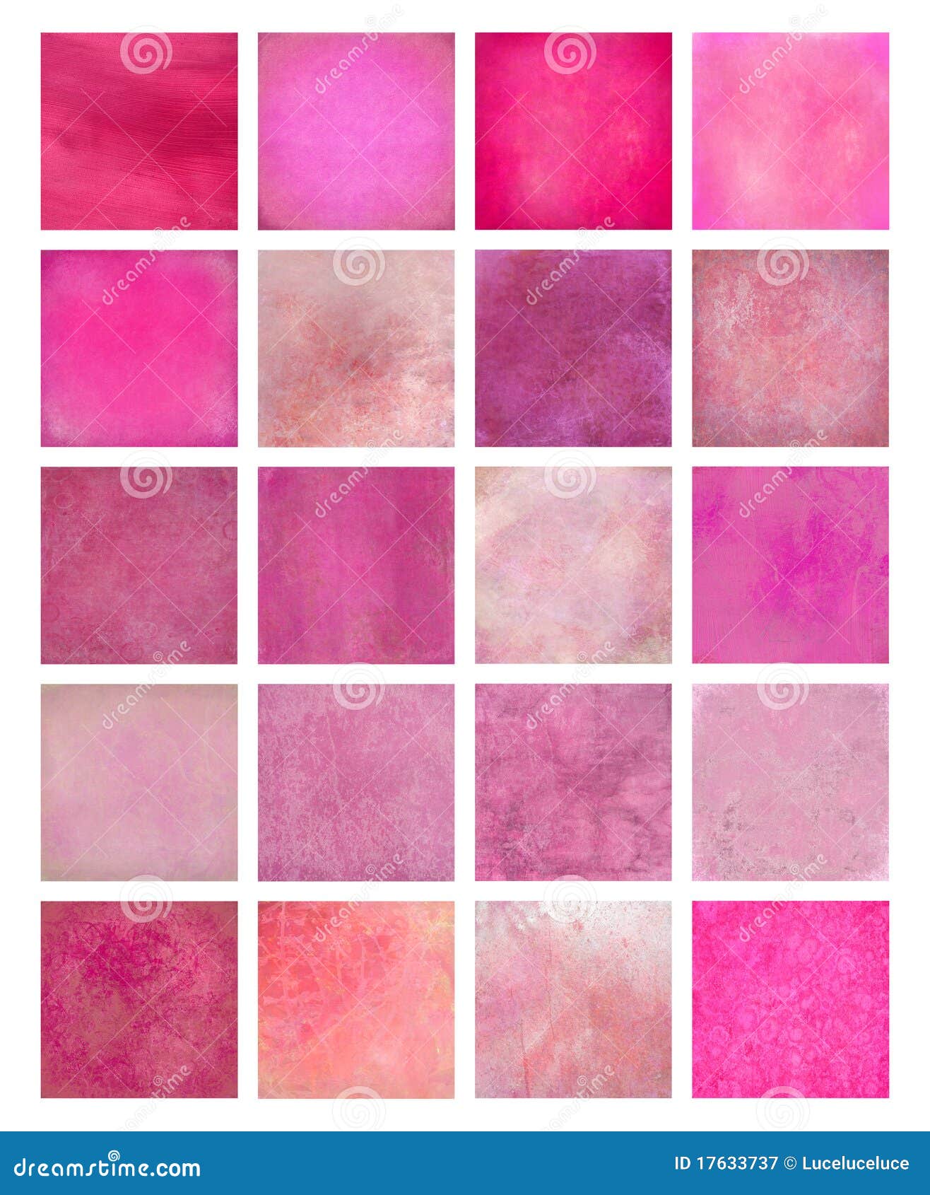 Pink Textured Background Set Stock Illustration - Illustration of ...