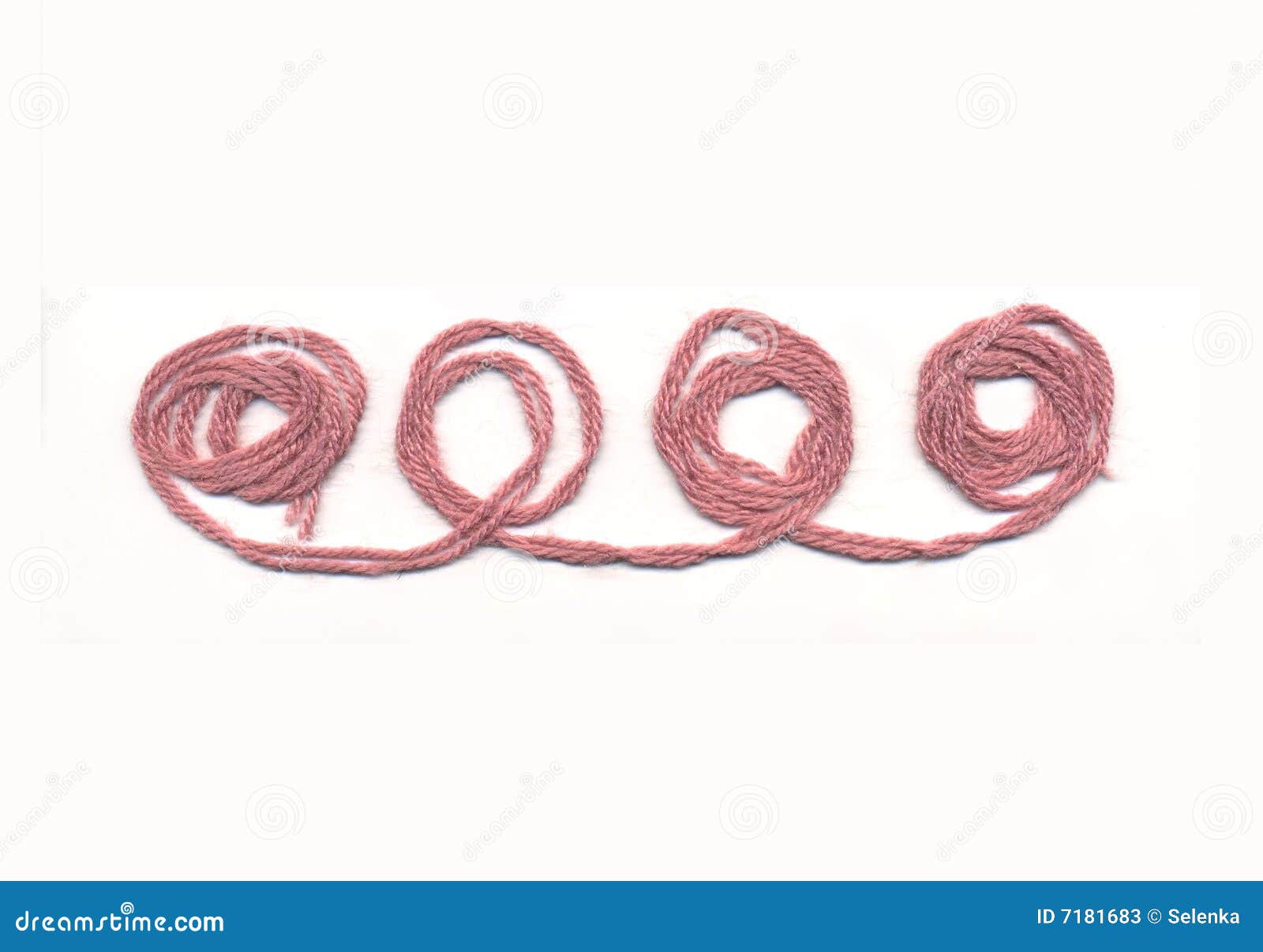 Pink thread stock image. Image of fabric, blank, textile - 7181683