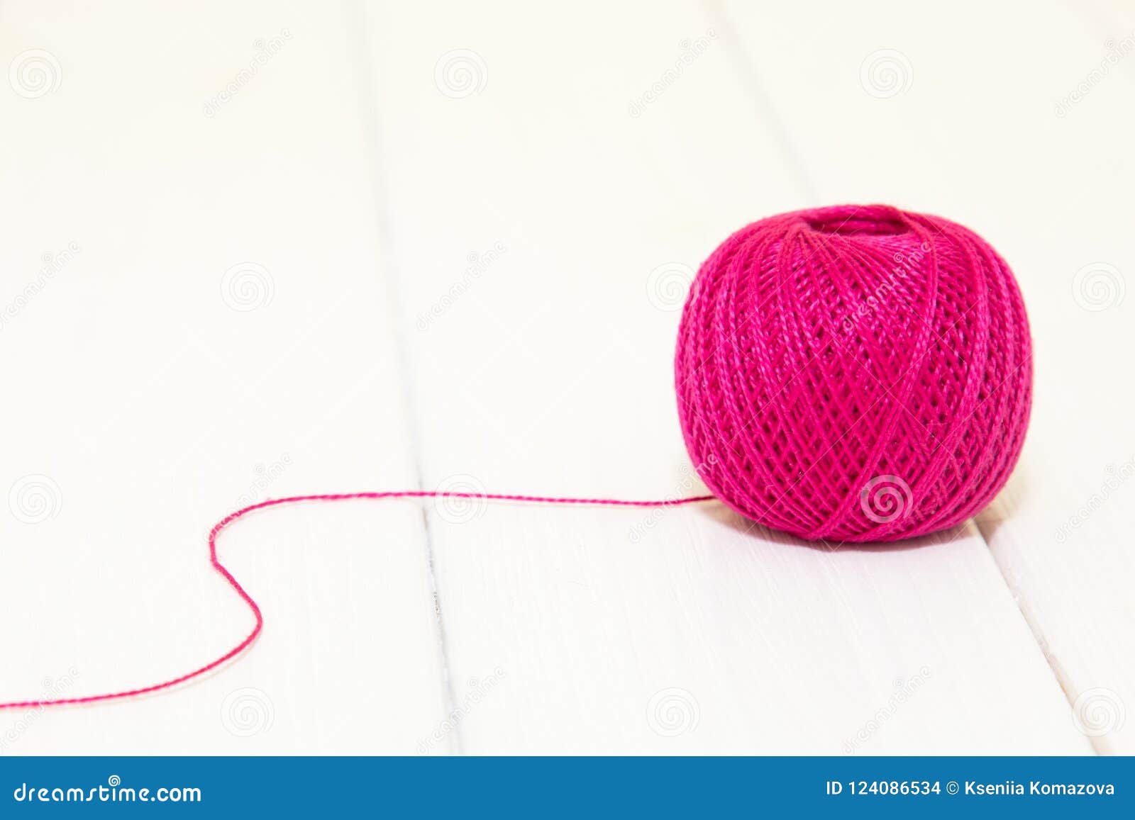 Small Roll of Knitting Threads for Hook Stock Photo - Image of product ...