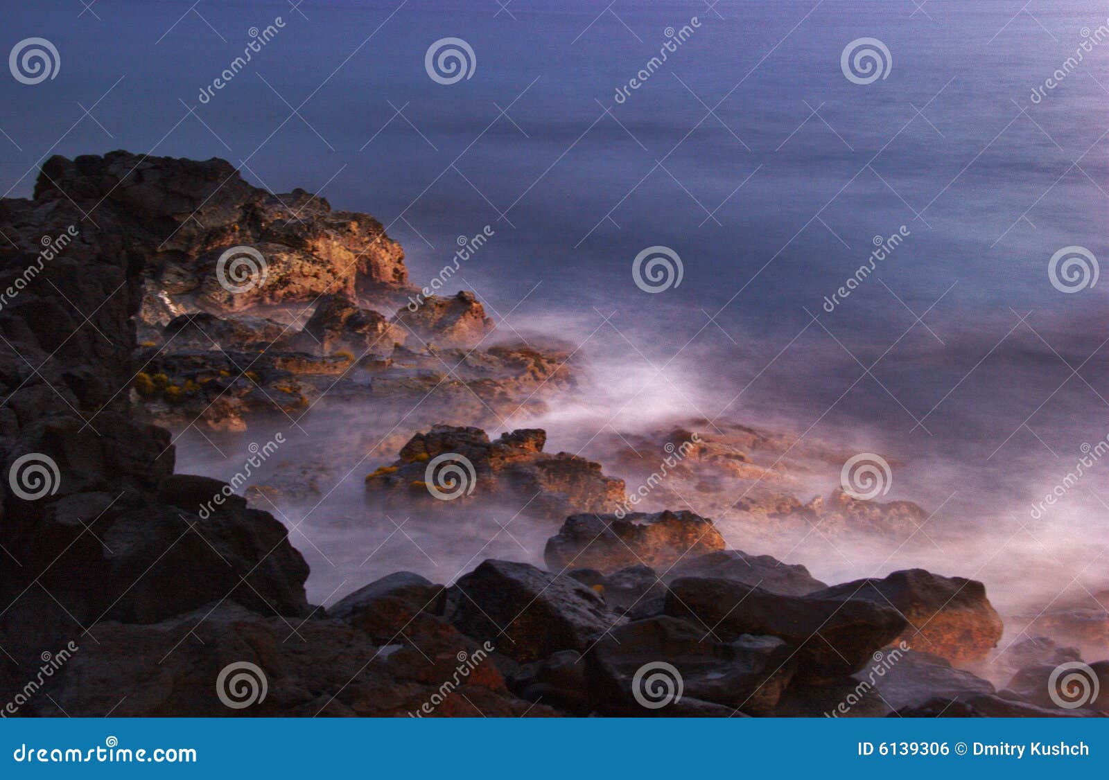 Pink tide of Hawaii stock photo. Image of island, america - 6139306