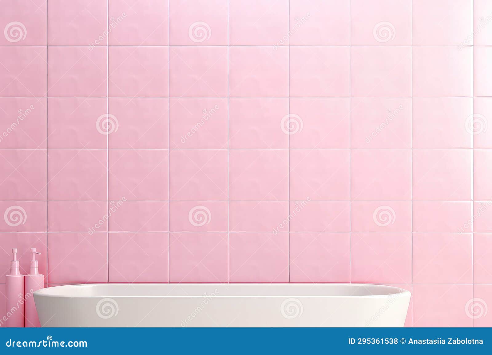 Pink Tile Wall Checkered Background for Bathroom Floor Stock ...
