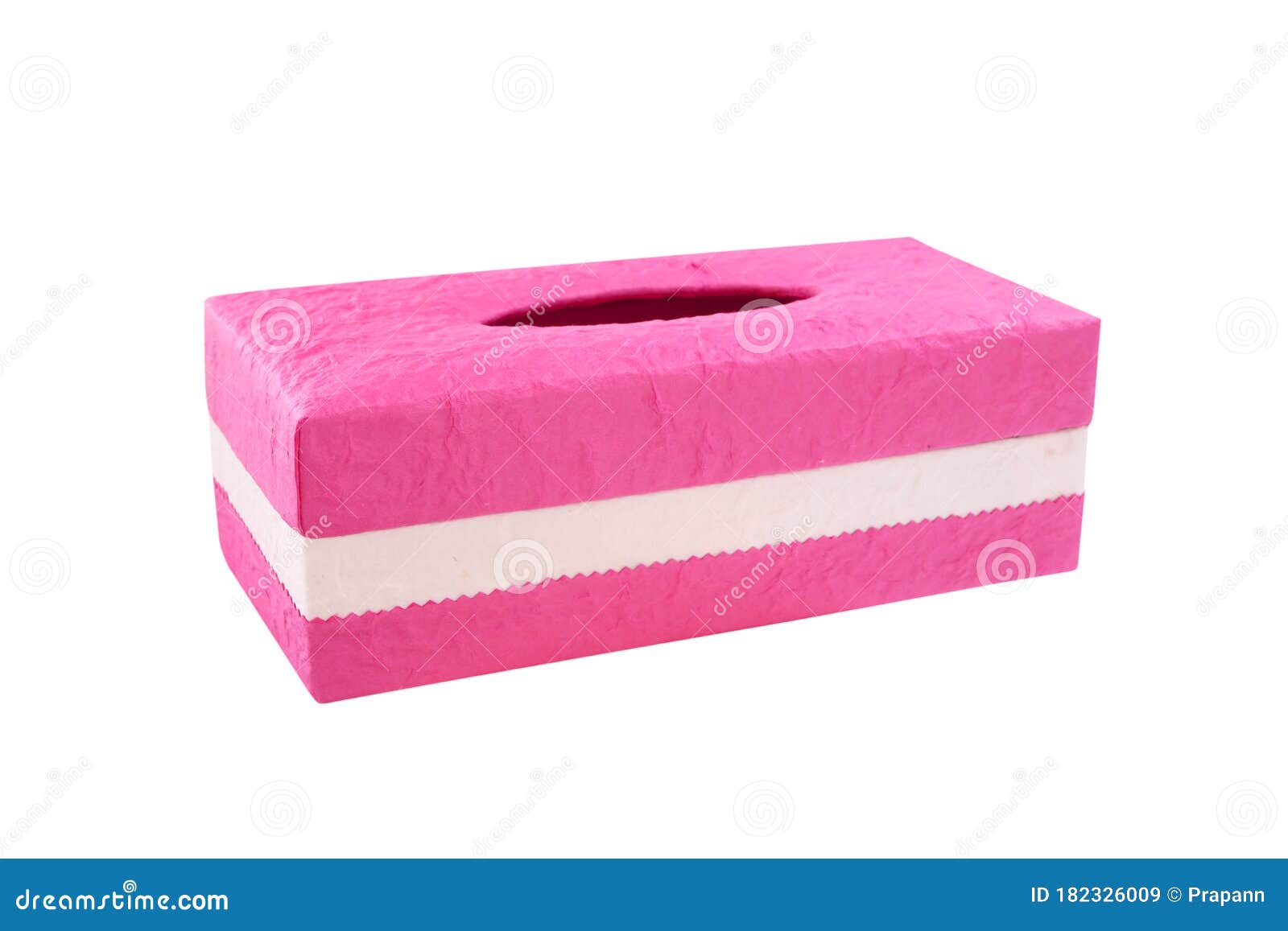 Pink a Tissue Box Isolated on White Stock Image - Image of blank ...