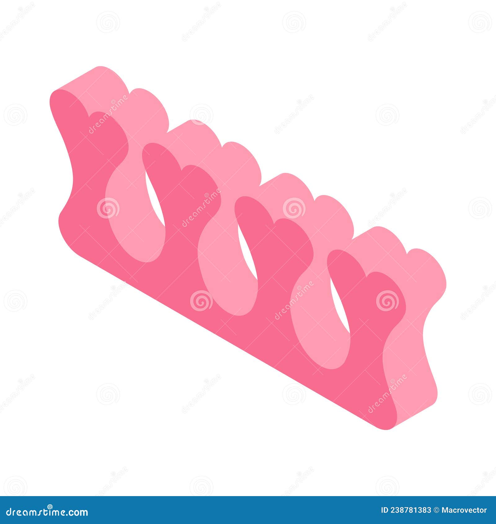 Toe Divider Icon stock vector. Illustration of beauty - 238781383