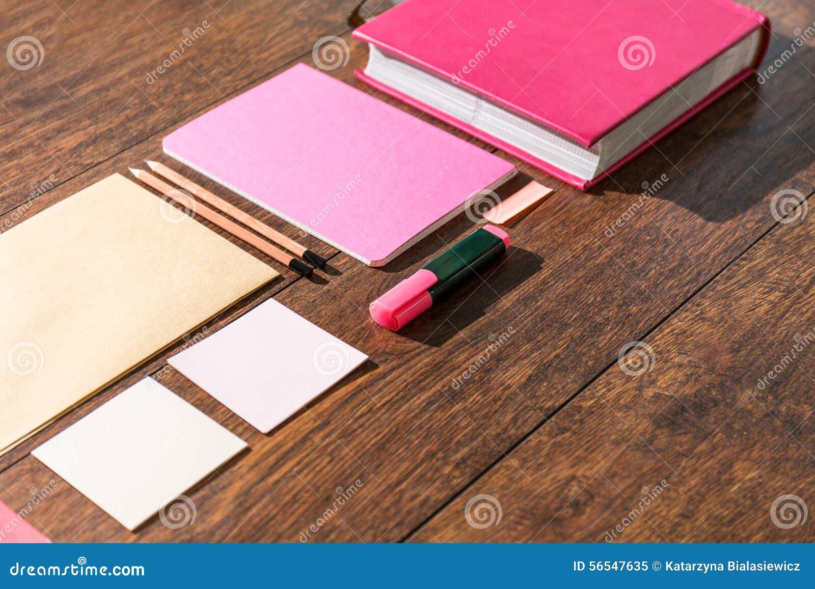 Pink tools for paperwork stock image. Image of office - 56547635