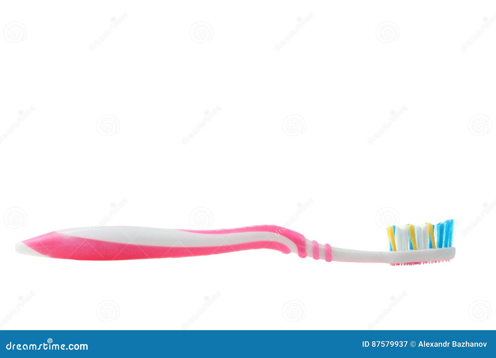 Pink toothbrush stock image. Image of plastic, medicine - 87579937