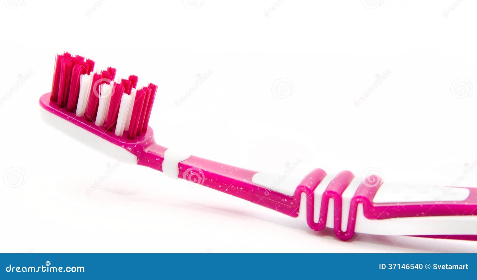 Pink toothbrush on white stock photo. Image of fresh - 37146540