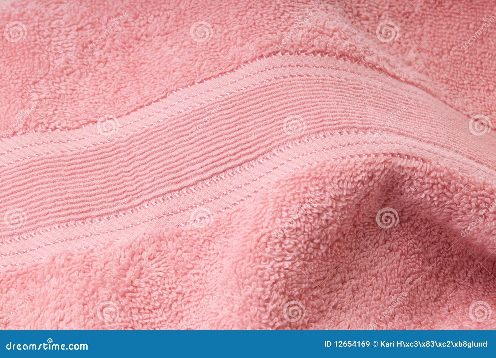 Pink towel stock image. Image of cloth, bathroom, washing - 12654169