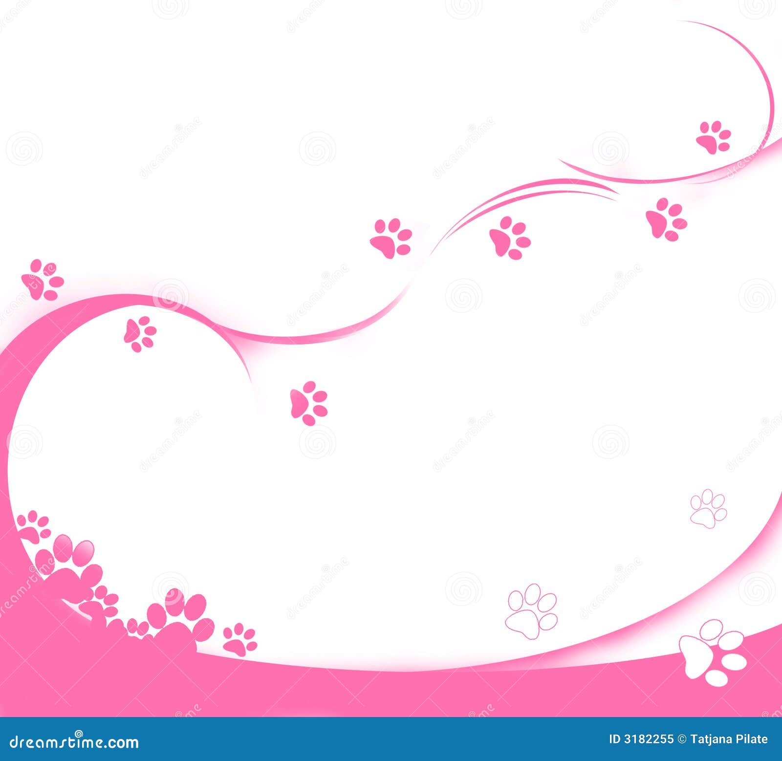 Pink tracks stock illustration. Illustration of footprint - 3182255