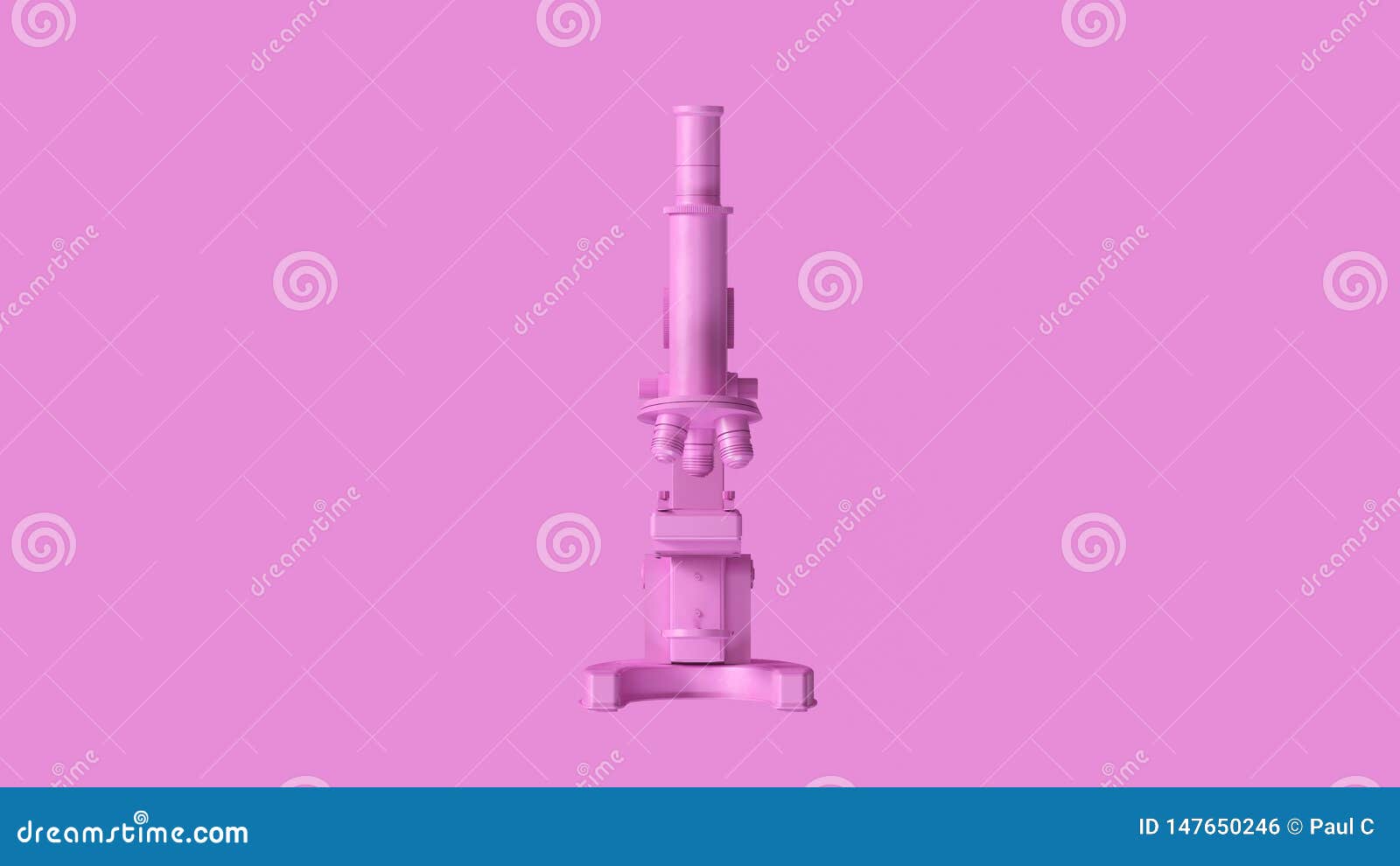 Pink Traditional Microscope Stock Illustration - Illustration of clean ...