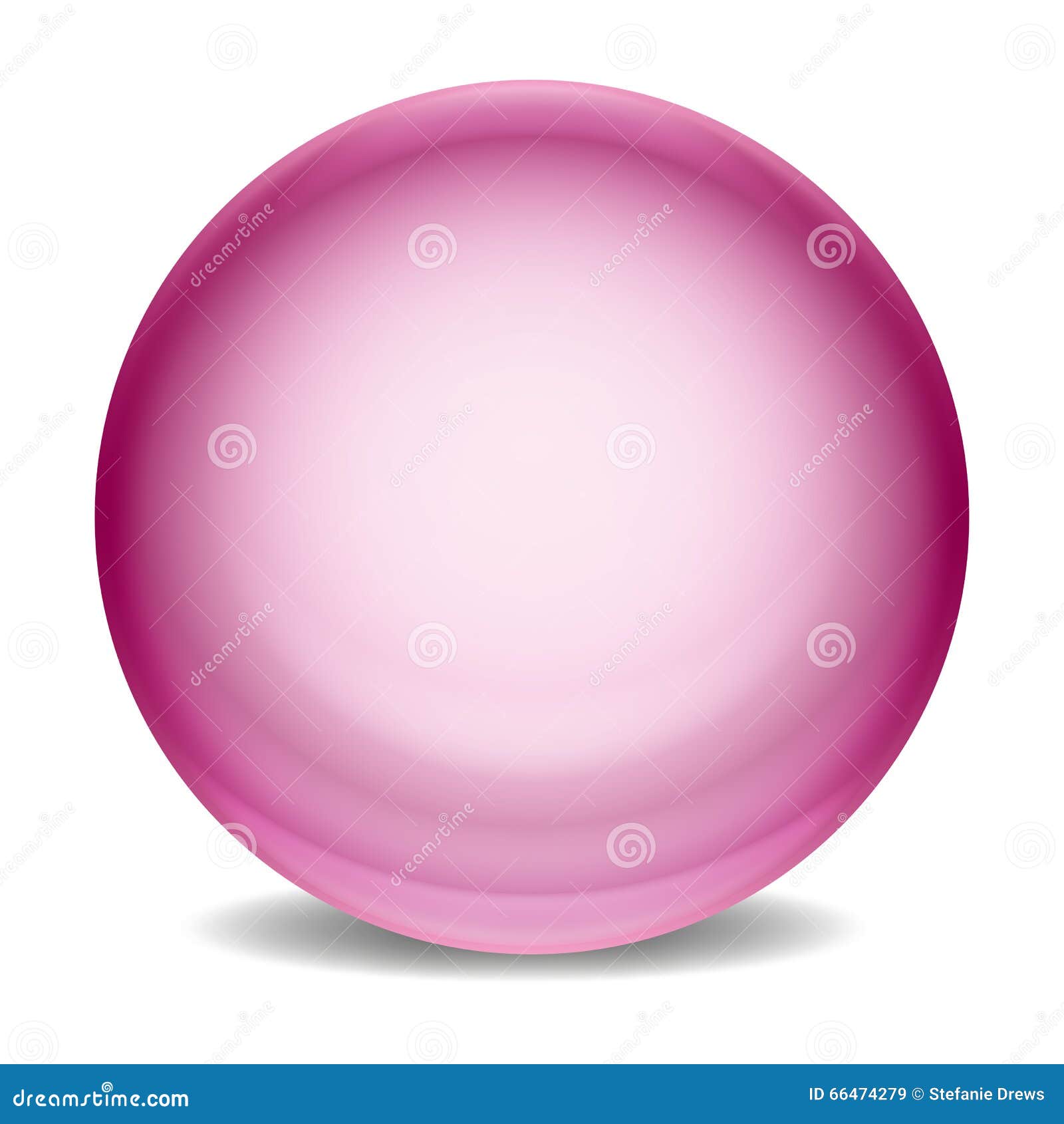 Pink Transparent Sphere stock vector. Illustration of marble - 66474279