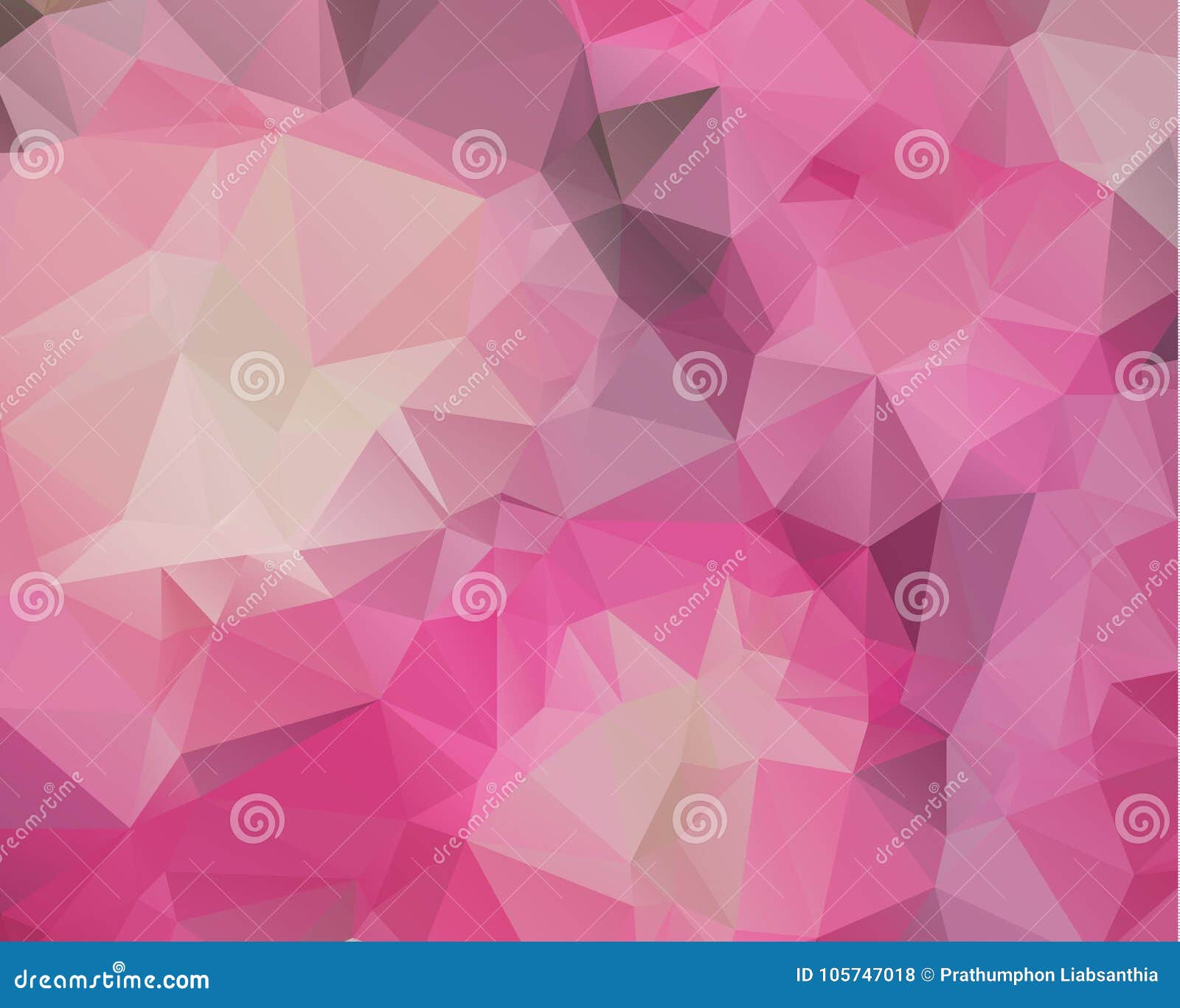 Pink Triangle Background Design. Geometric Background Stock Vector ...