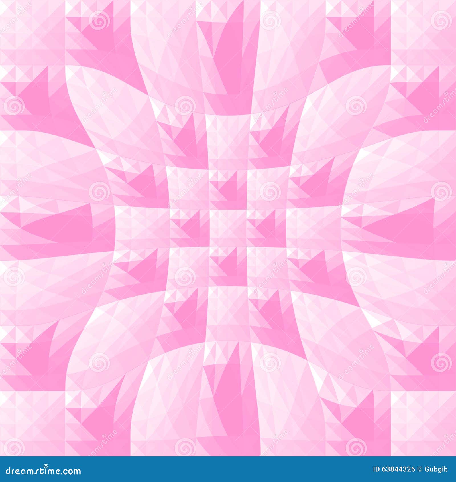Pink Triangle and Square Background Stock Illustration - Illustration ...