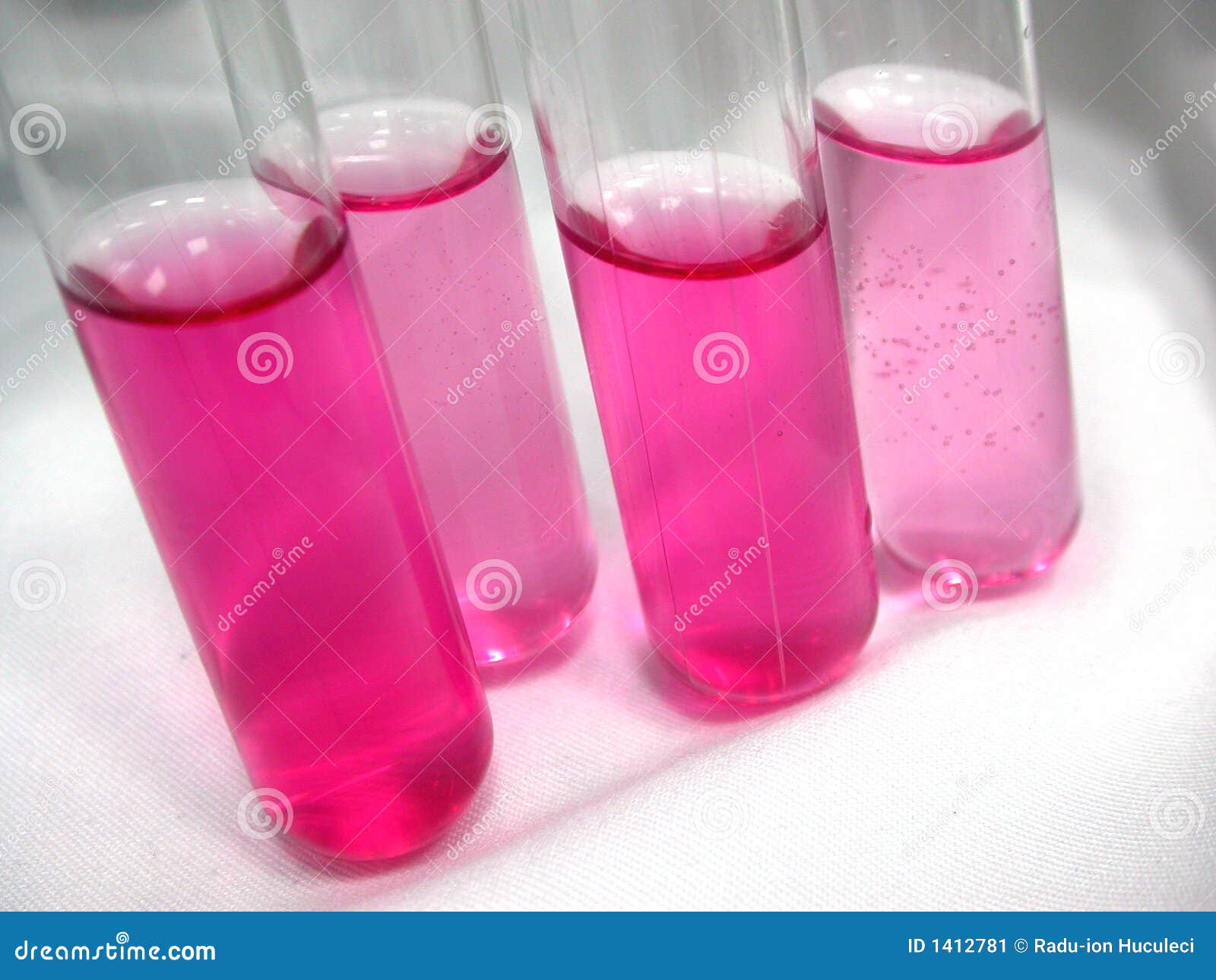 Pink tubes-2 stock image. Image of flask, instrument, experiment - 1412781